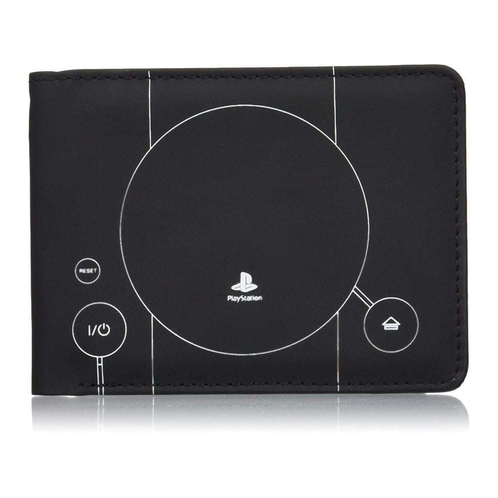 PlayStation PS1 Console Men's Bi-Fold Wallet Black - Walmart.com