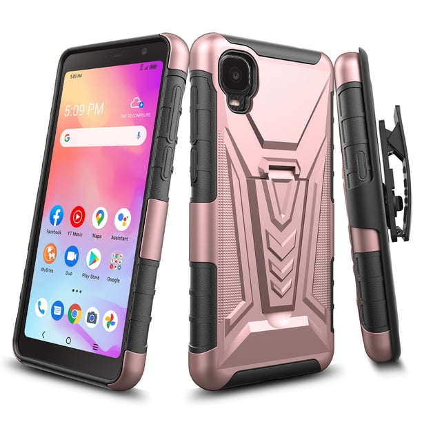 SPY CASE for Alcatel TCL A3 A509DL / TCL A30 Case with Tempered Glass ...