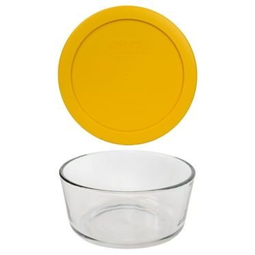 Pyrex Ultimate OV-7201 Round White Silicone and Glass No Leak Storage ...