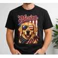 CLOTEX Patriotic Golden Retriever Shirt, Dog dad shirt, American Flag ...