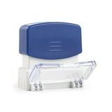 Stamp-Ever Pre-Inked Stamper – Entered Message, Blue Ink – Impression ...