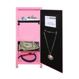 Metal Mini Locker with Lock and Key - Light Pink - Walmart.com