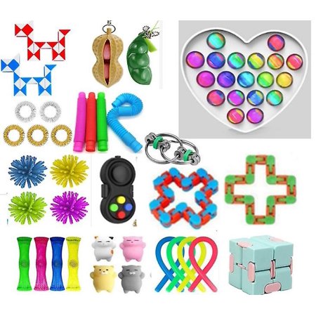 Sensory Fidget Toys Bundle Stress Relief With Fidget Hand Toys ...