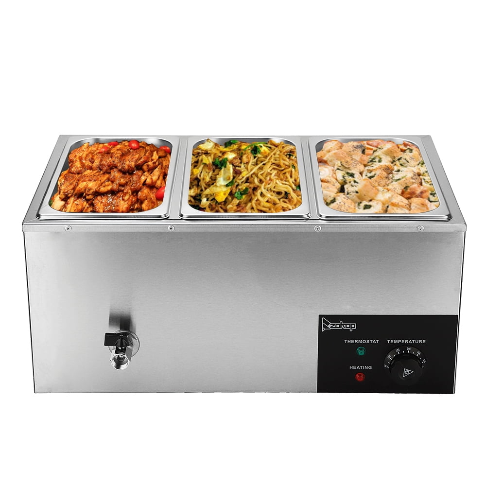 Zimtown 6.9Qt Commercial Grade Stainless Steel Bain Marie Buffet Food ...