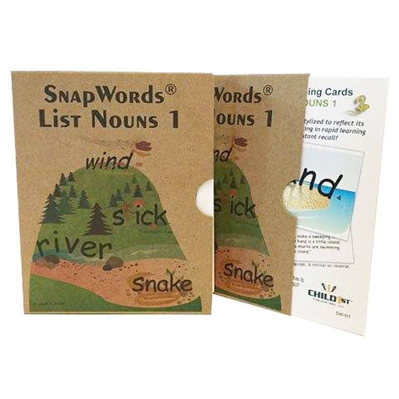 SNAPWORDS TEACHING CARDS LIST N - Walmart.com