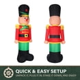 Fraser Hill Farm 10ft Inflatable Nutcracker w/ Lights - Walmart.com