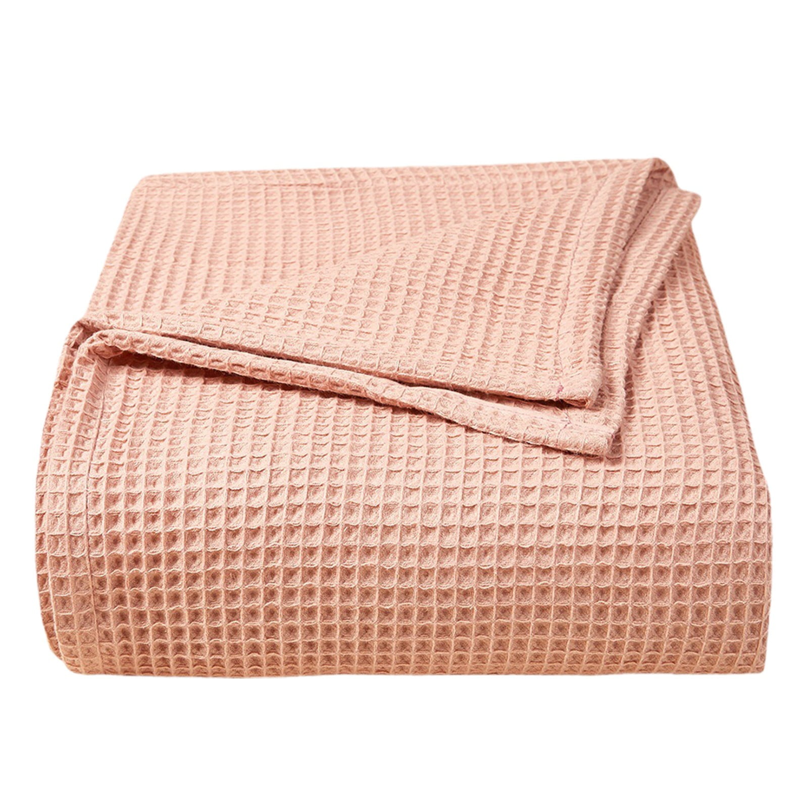 Click here for Cuxi Waffle Weave Cotton Blanket Queen Size  Light... prices