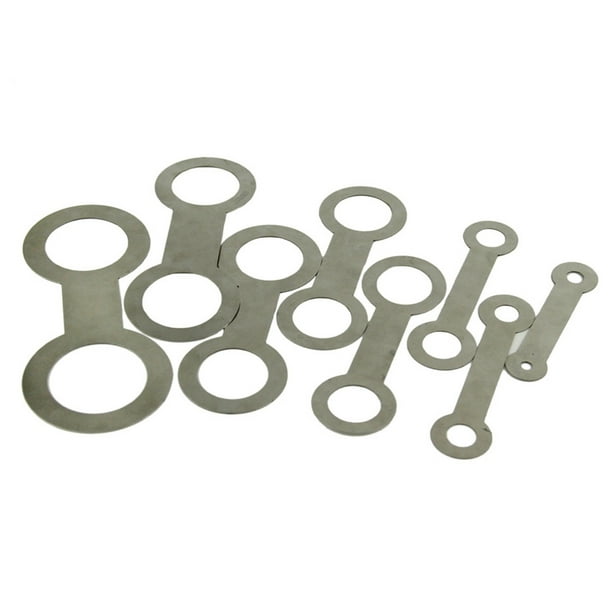 8 Pieces/set Stainless Steel Saxophone Pads Removable Manual ...