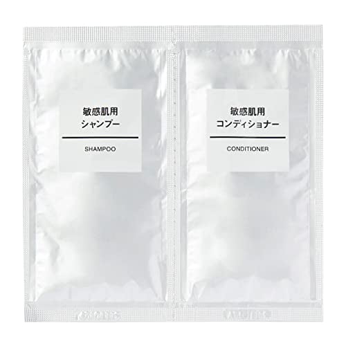 MUJI Shampoo/Conditioner Set for Sensitive Skin 10mL/10g 12018117 ...
