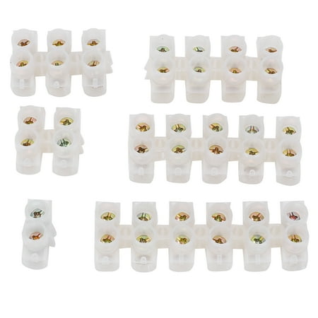 Terminal Block, Practical 60Pcs Wire Connector Block 380V 20A Durable ...