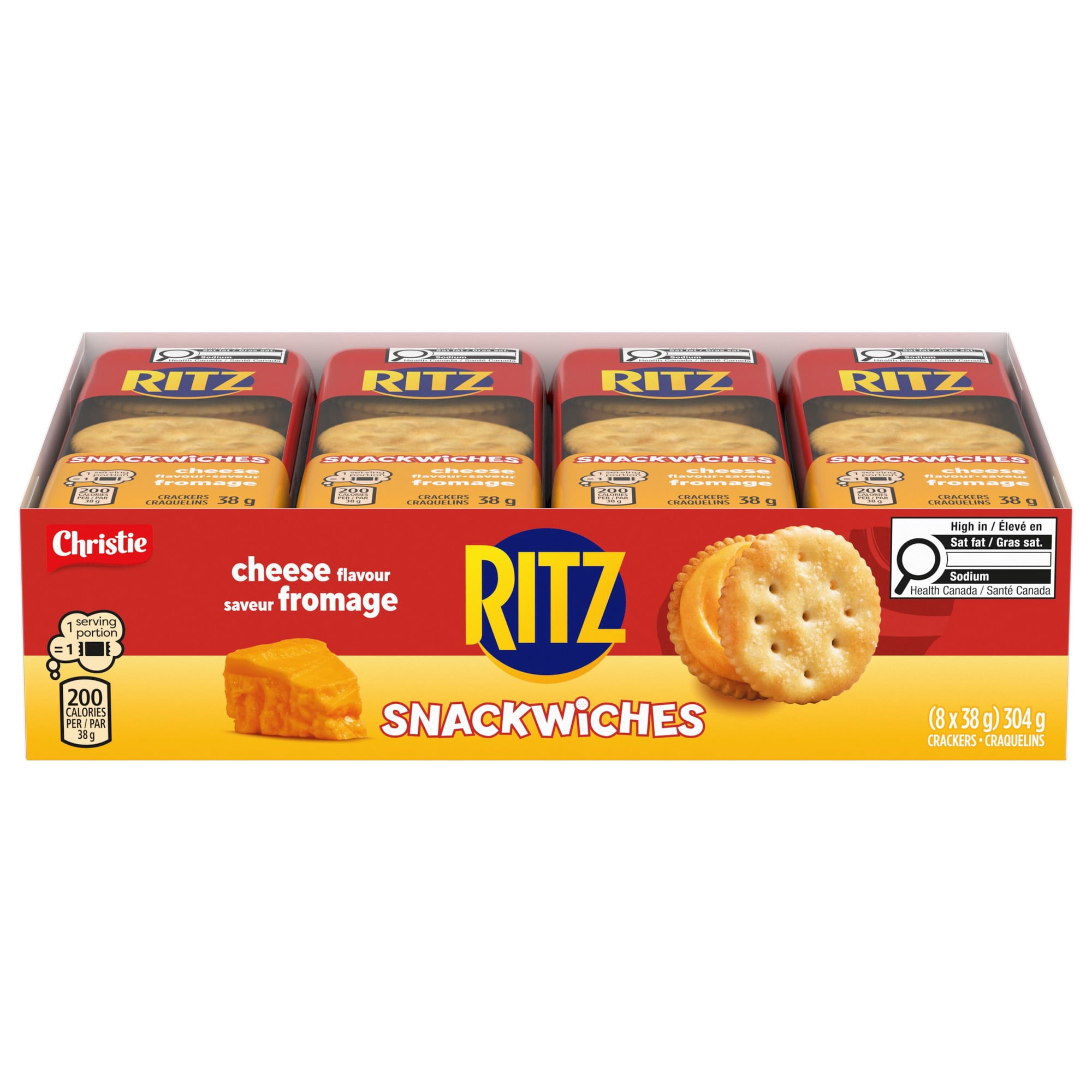 Click here for Ritz Snackwich Crackers  Cheese Flavour  8 Individ... prices
