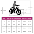 Alvantor 24" Kids Bike with LED Lights, High Carbon Steel Bicycle, 7 ...