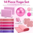 14 count Yoga Kits for Workouts Pilates Equipment Set for Women ...