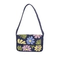 Scoop Women's Beaded Flap Shoulder Bag, Navy Print - Walmart.com