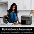 New Ninja Foodi 6-in-1, 8-qt. Double Basket Air Fryer with DualZone ...