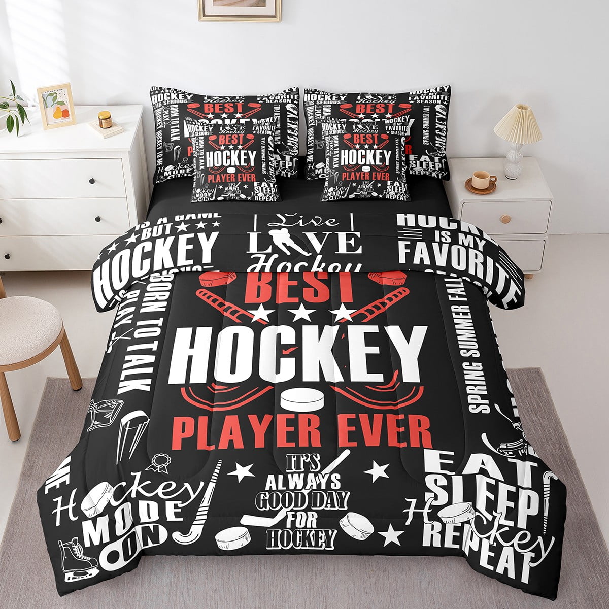 Click here for Erosebridal Boys Sports Bedding Sets Queen Size 7... prices