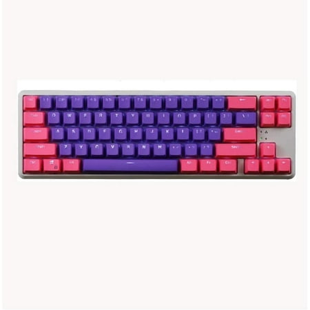 Keycap Pink Purple 68-Keys Keycaps OEM Profile Backlight Mechanical ...