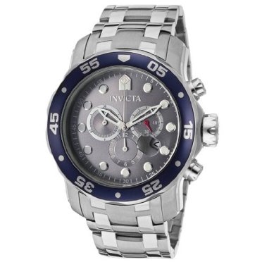 Invicta Men's 45mm Pro Diver Chronograph Black Polyurethane Quartz ...