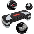 30" Aerobic Step Platform Stepper with Adjustable Height (4"-6"-8 ...