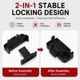 Cabinet Panel Connectors, Invisible Plastic Fasteners for Furniture ...