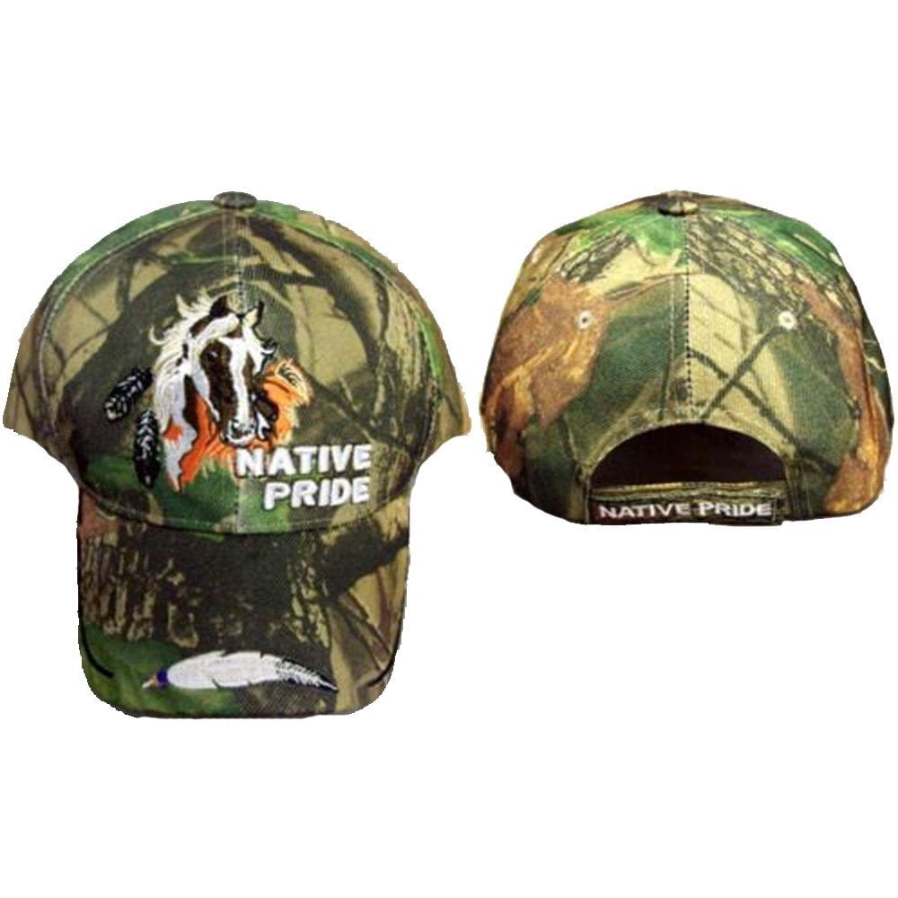 Horses Feathers Native Pride Baseball Caps Hats Embroidered - Gifts ...