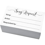 RXBC2011 100 Song Request Cards Play Song at Wedding Reception Prom ...