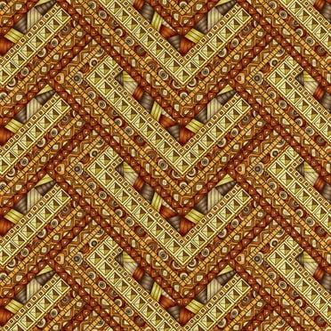 David Textiles 44" Cotton Ethnic Elements Fabric Fabric by the Yard ...