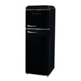 Frigidaire 7.5 Cu. ft. Top Freezer Refrigerator, Black, Rounded Corners ...