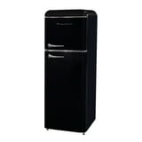 Frigidaire 7.5 Cu. ft. Top Freezer Refrigerator, Black, Rounded Corners ...