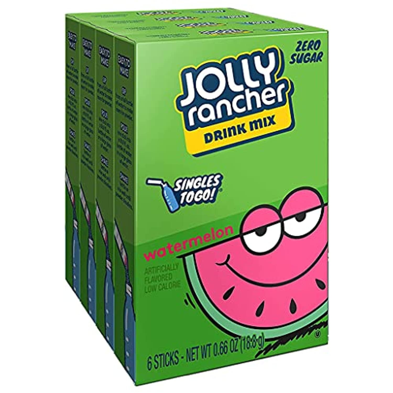 Jolly Rancher Watermelon Singles To Go (4 Boxes Of 6 Packets Each Box ...
