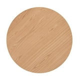 Omax Decor Mod Round Shape Mid-Century Wood Coffee Table in Oak ...