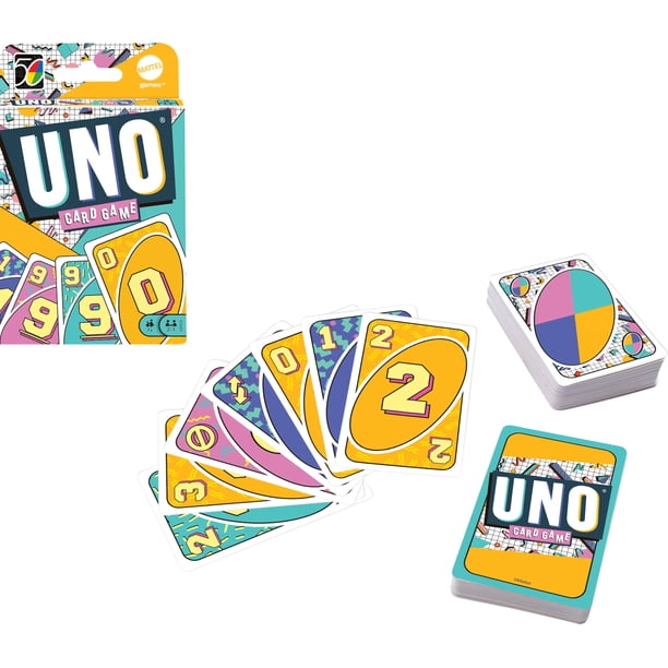 UNO Iconic Series 1990s Matching Card Game For 7 Year Olds & Up ...