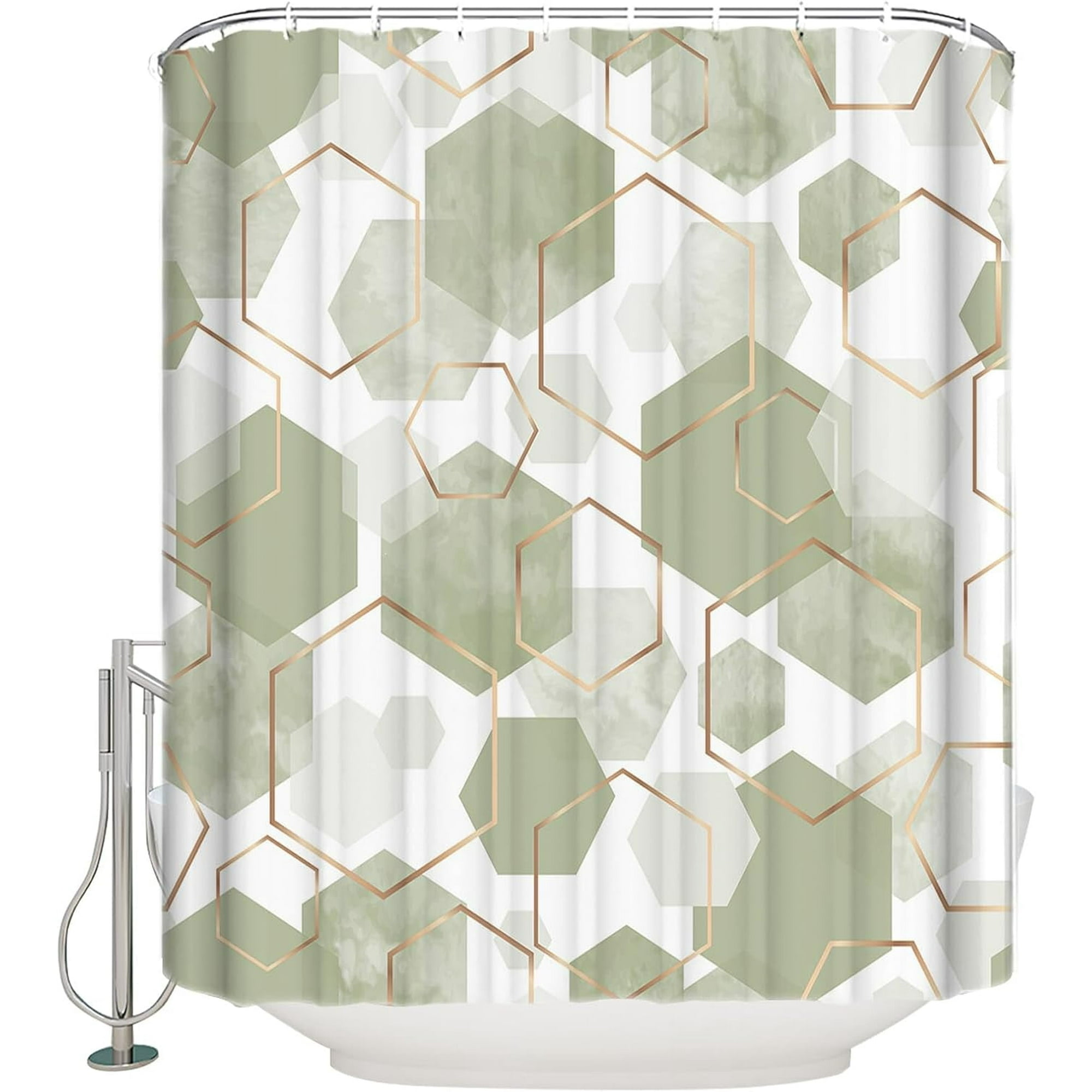 Click here for Bocica Sage Green Shower Curtain For Bathroom 72 X... prices