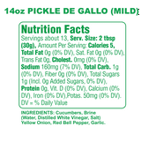 Grillo's Pickles Kosher Gluten Free Mild Pickle de Gallo Pickle Salsa ...