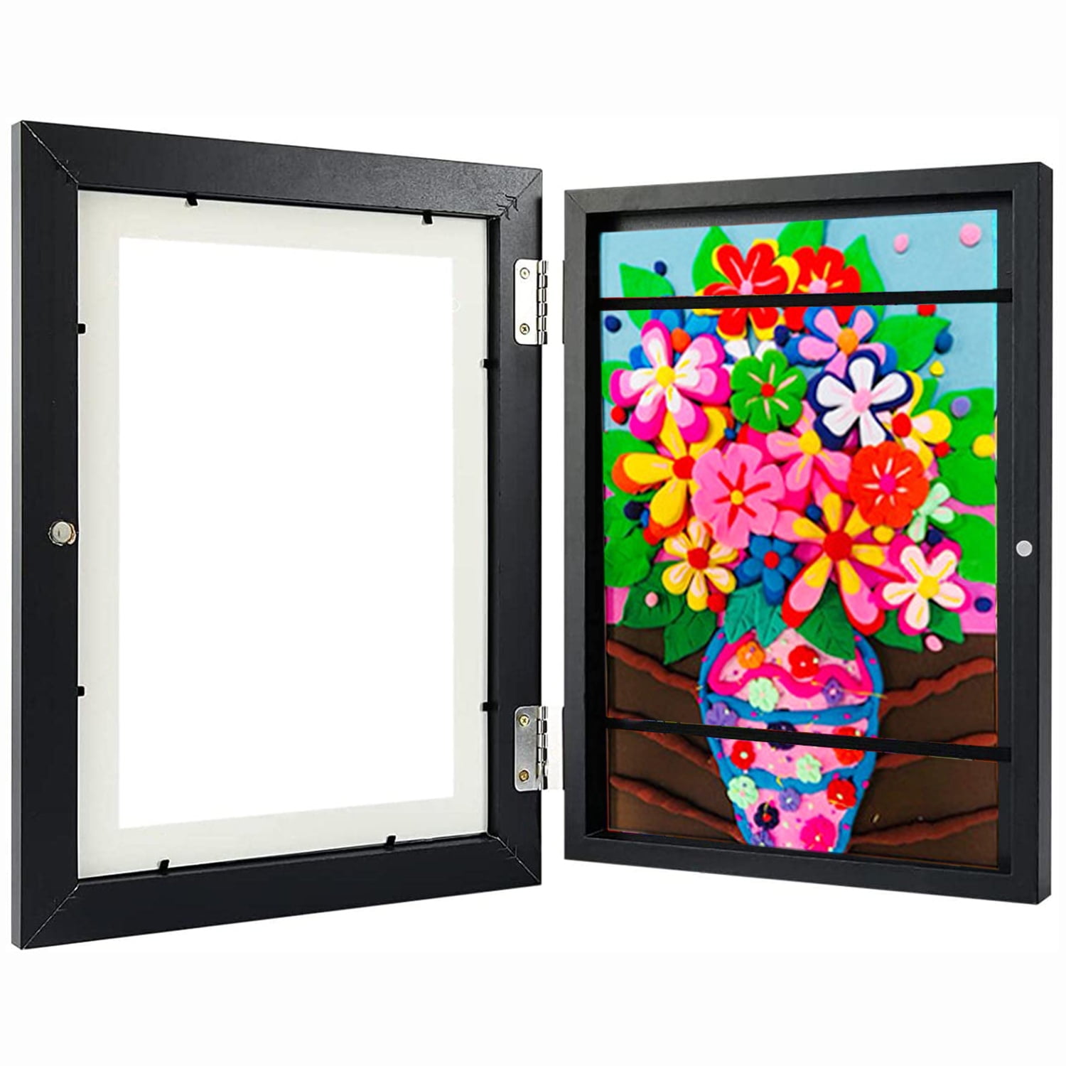 TOPCHANCES Kids Art Frame, Front Opening & Changeable, Artwork Picture ...