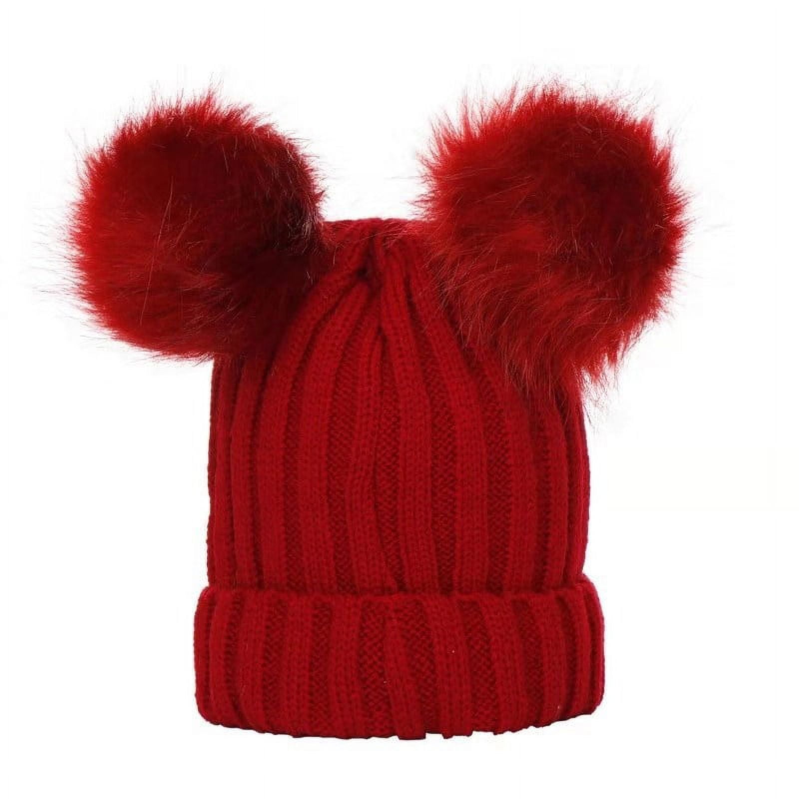 Click here for Unbranded Winter Women Beanie Hats Faux Fur Ball M... prices
