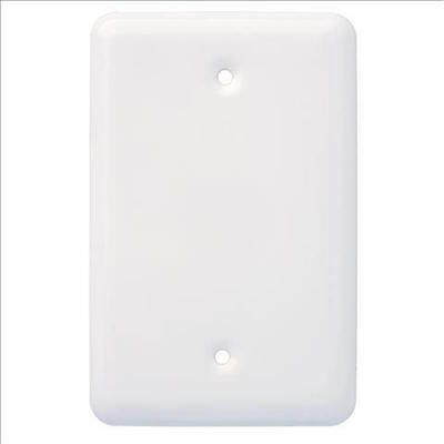 W13731-W White Stamped Single Blank Cover Plate - Walmart.com