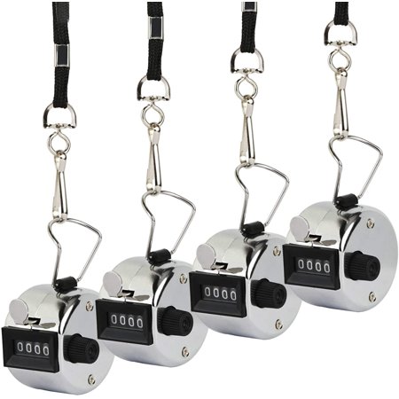 Pieces Manual Counters, 4 Digit Mechanical Counter Manual People ...