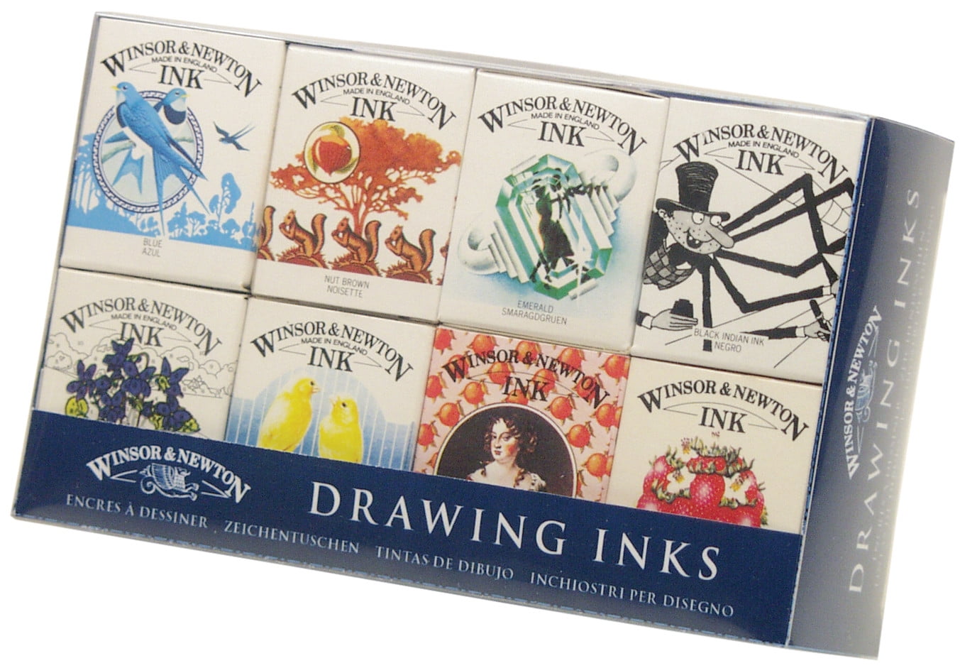 Winsor & Newton Drawing Ink Set, Henry Collection, 8-Color - Walmart.com