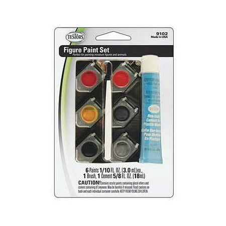 TESTORS Plastic Model Kit Paint Acrylic Figure Paint Set - Walmart.ca