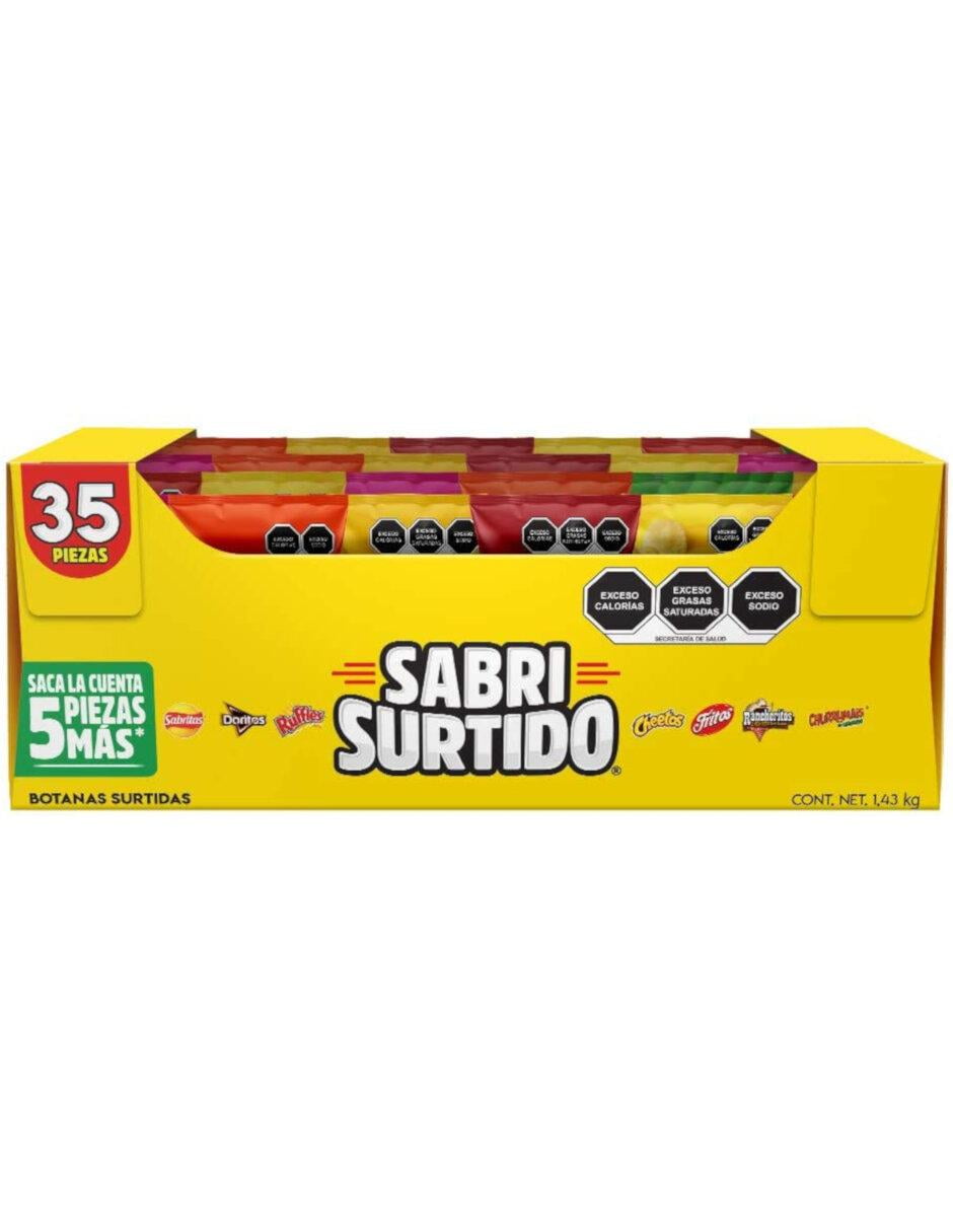 Pack de 35 Botana Sabritas Sabrisurtido Sabritas Sabrisurtido | Walmart ...