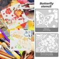 12 Sheets Painting Template Stencils for Crafts Wall Stencil Ornament ...