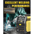 Hizone 135A MIG Welder, 110V Flux Core MIG Welder/Lift TIG/Stick 3 in 1 ...