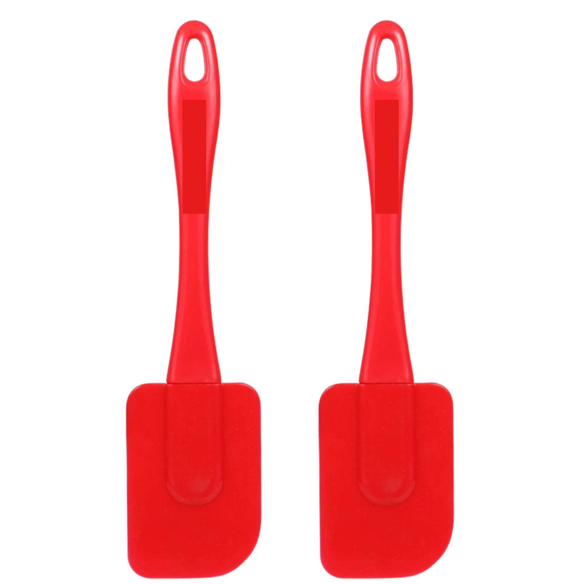 Silicone Spatula 2-Piece Set Heat Resistant Non-Stick Rubber Spatulas ...
