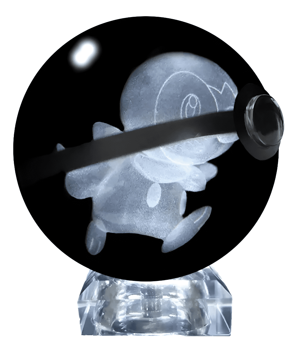 Pokebola De Cristal 3d Pokemon Cristal Luz Piplup | Bodega Aurrera en línea