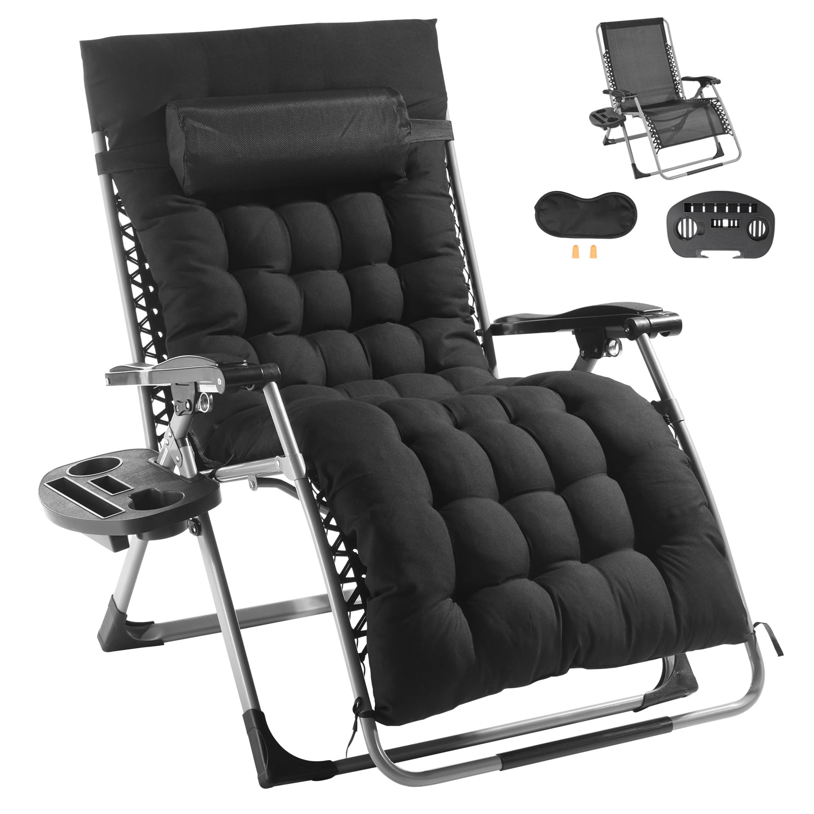 Click here for Kffkff Zero Gravity Lounger 33 Inch Reclining Chai... prices