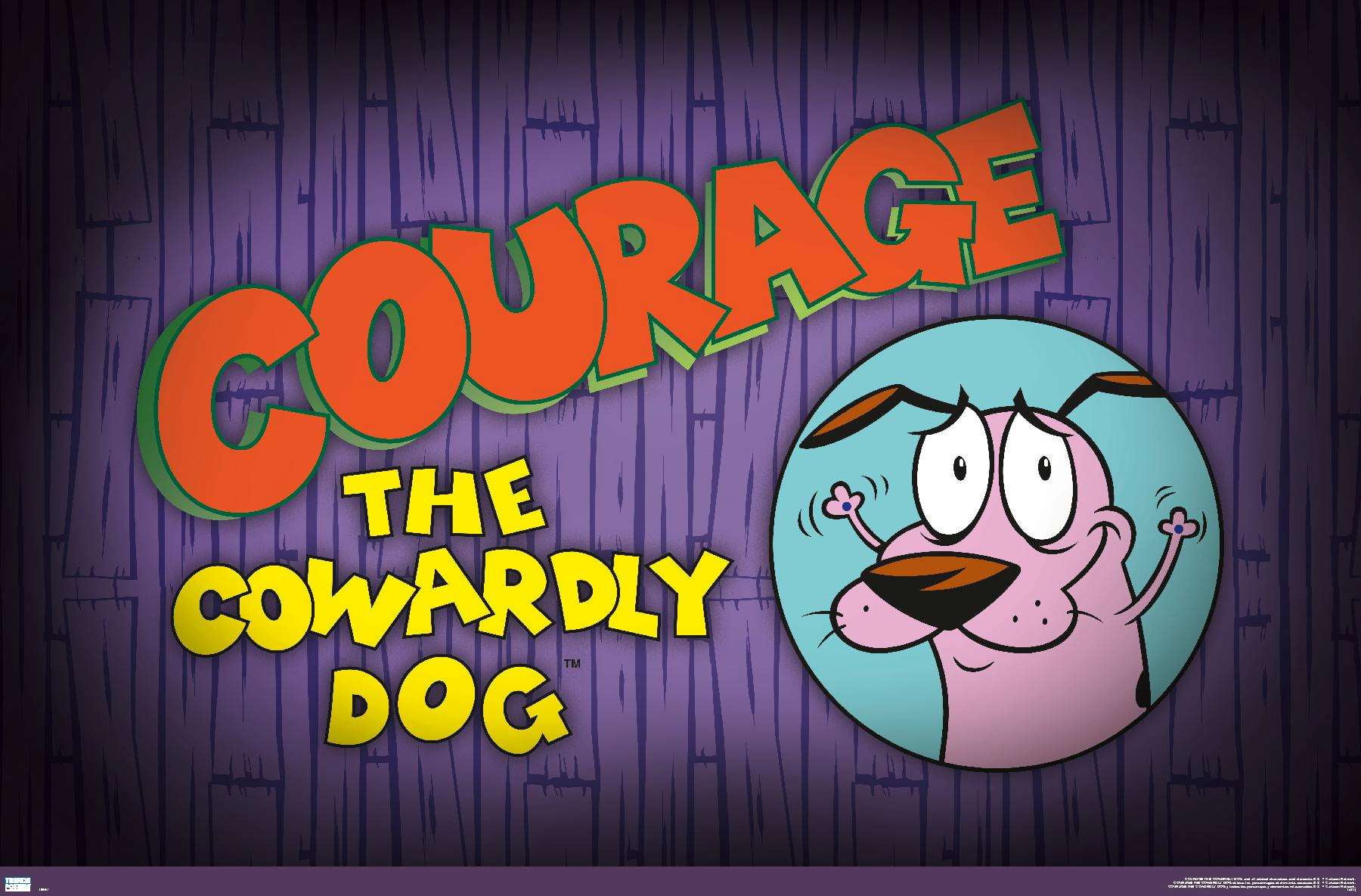 Courage the Cowardly Dog - Title Wall Poster, 22.375" x 34" - Walmart.com