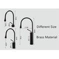 Brushed Gold Bathroom Faucet Hot and Cold Basin Faucet Mixer Tap ...