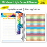 Global Datebooks Dated Middle or High School Secondary Student Planner ...