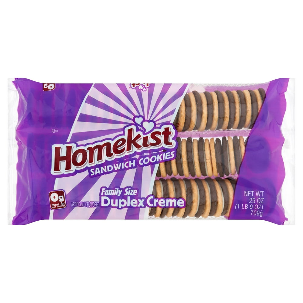 Homekist Duplex Creme Sandwich Cookies 25 Oz